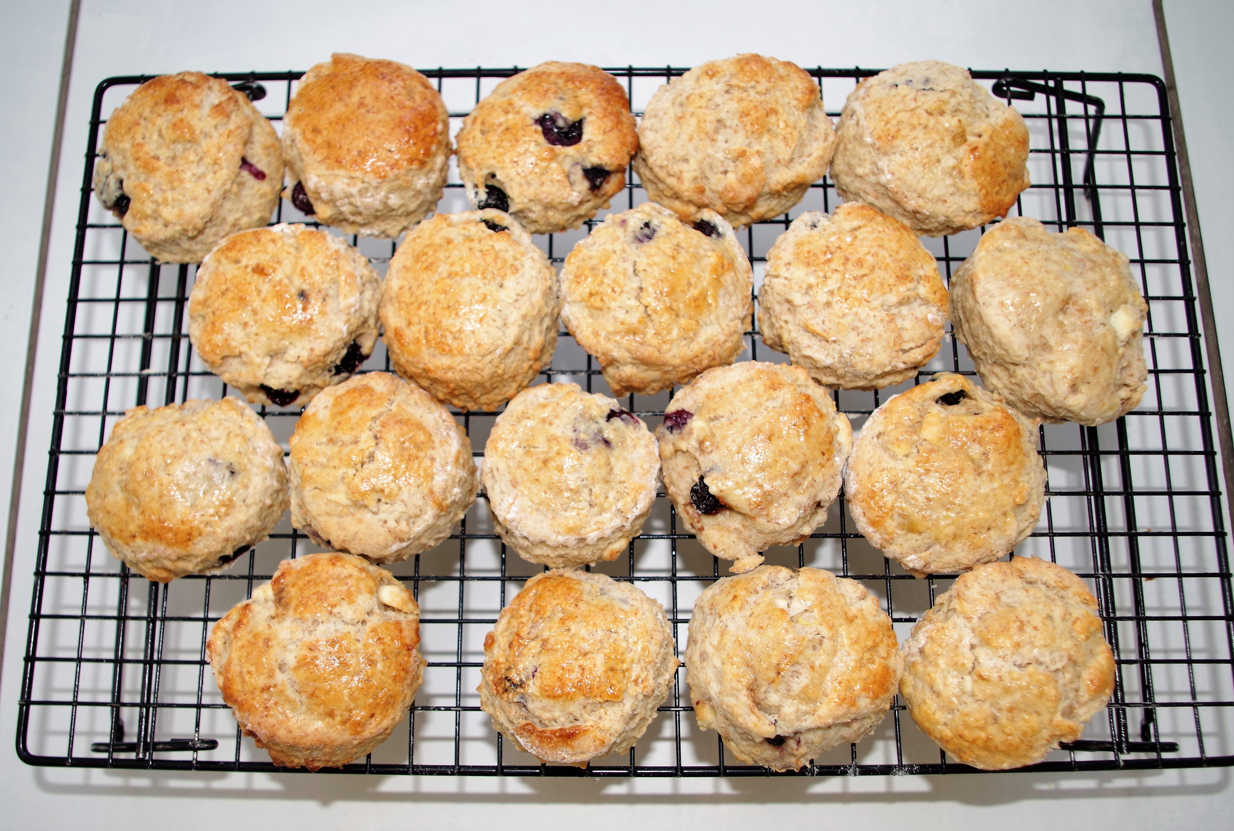 Blueberry, Lemon and White Chocolate Scones – Retired Bloke on Food n stuff