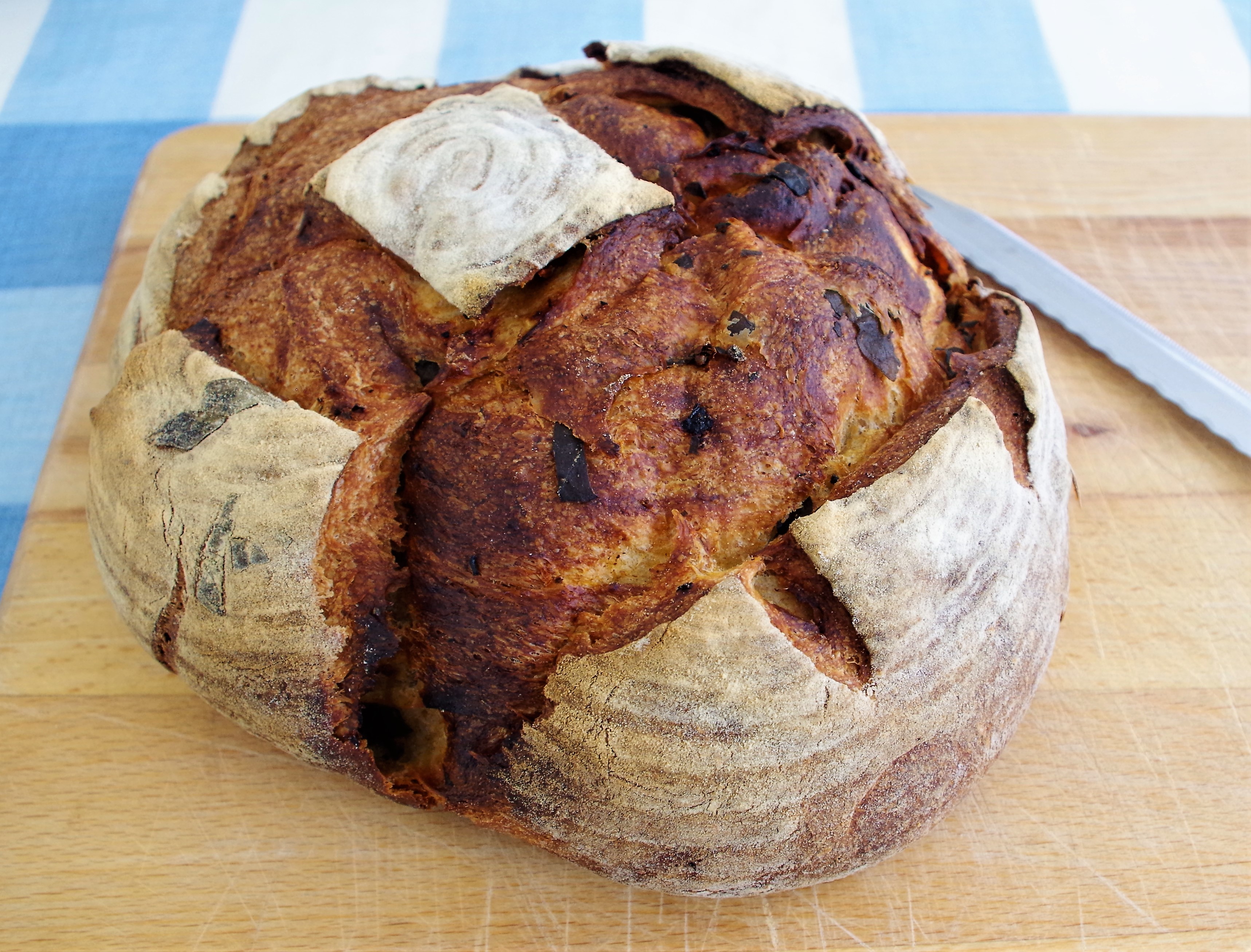 Yeasted loaf using a sourdough starter – Retired Bloke on Food n stuff