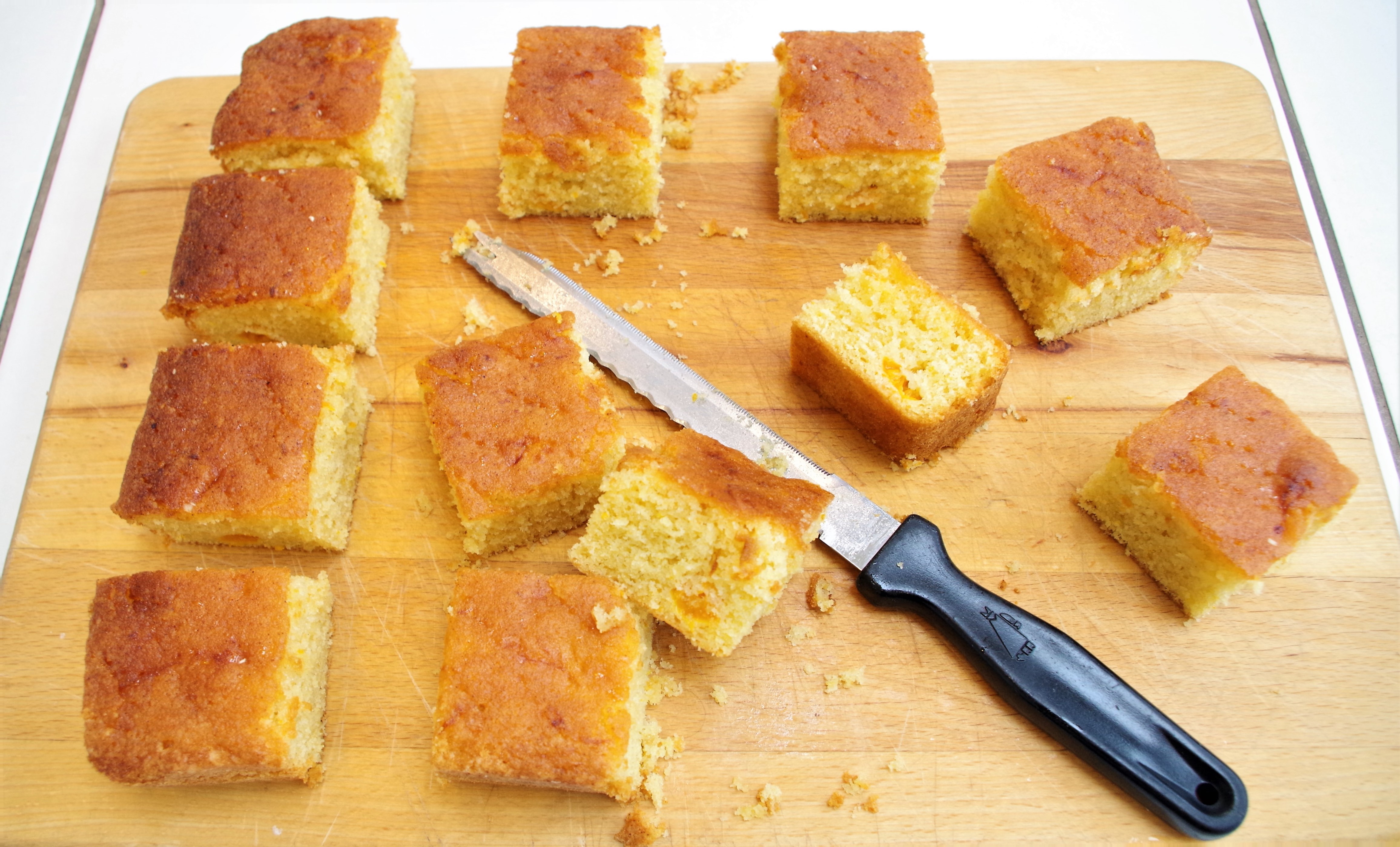 Orange Drizzle Tray Bake – Retired Bloke on Food n stuff