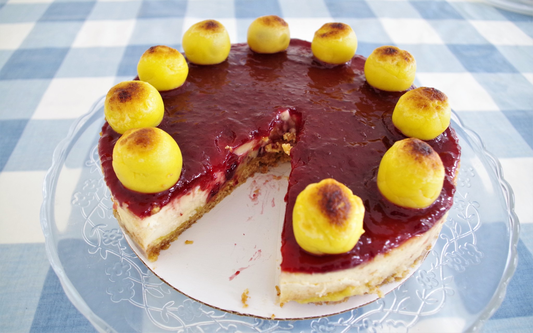 Coffee and Walnut Cheesecake (Tray-bake) – Retired Bloke on Food n stuff