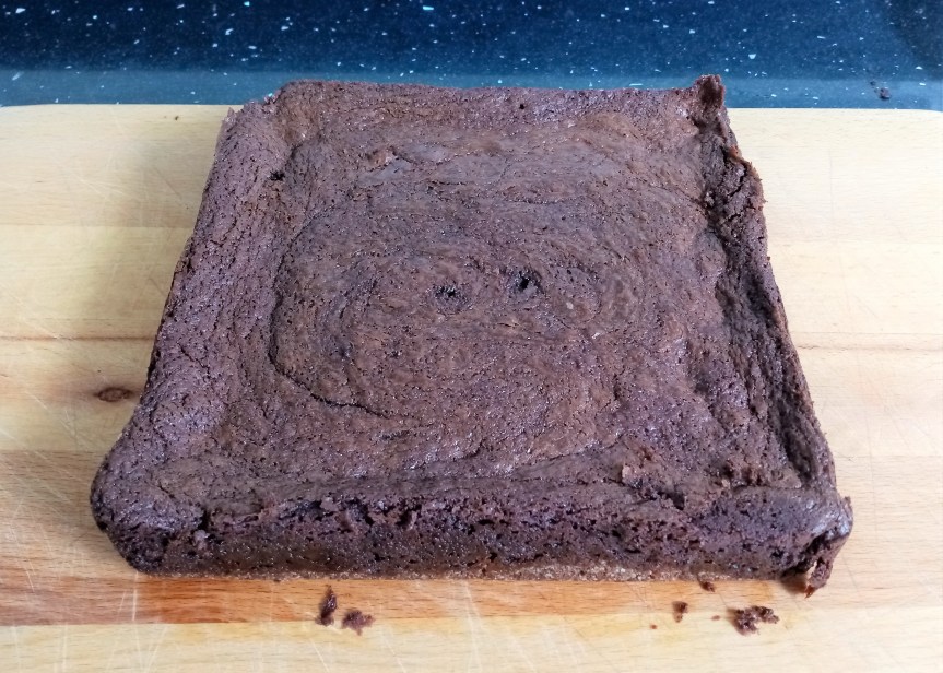 Mint-choc Brownies on a Biscuit base – Retired Bloke on Food n stuff
