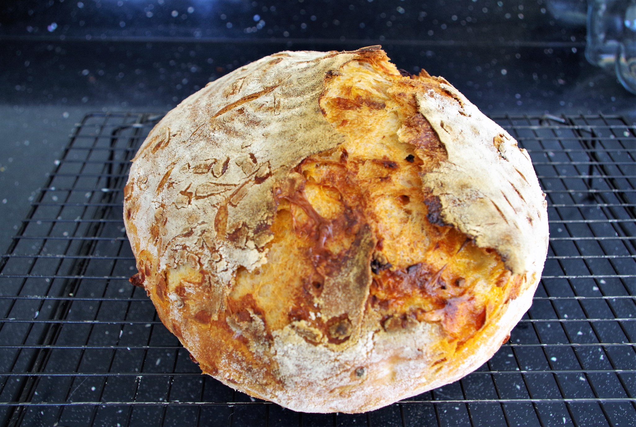 Khorazan Loaf with Chorizo, Manchego and Garlic – Retired Bloke on Food ...