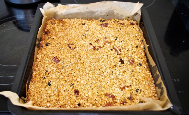 Maple, Bacon and Pecan Flapjacks – Retired Bloke on Food n stuff