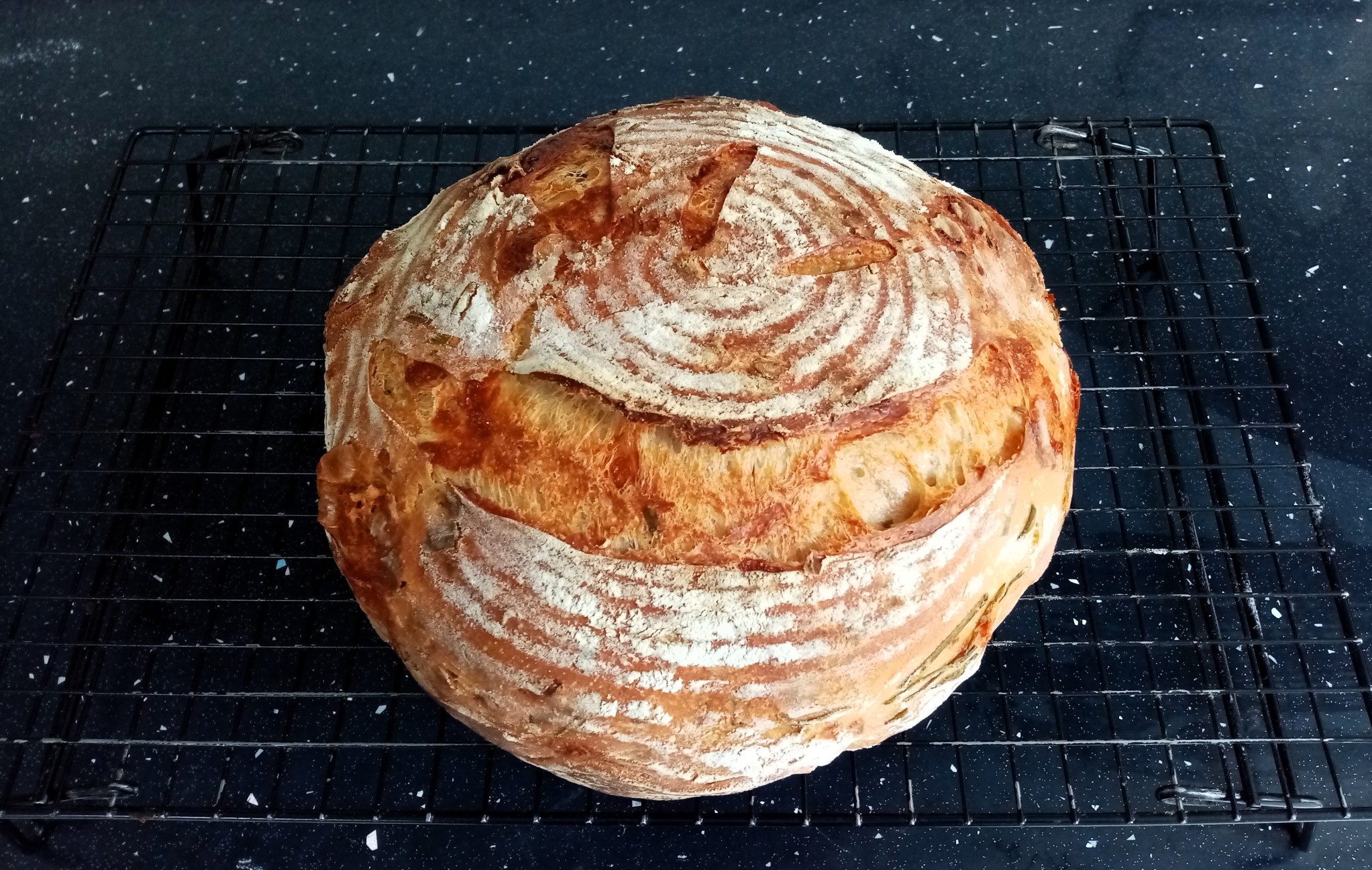 Double Cheese and Chive Sourdough Loaf – Retired Bloke on Food n stuff