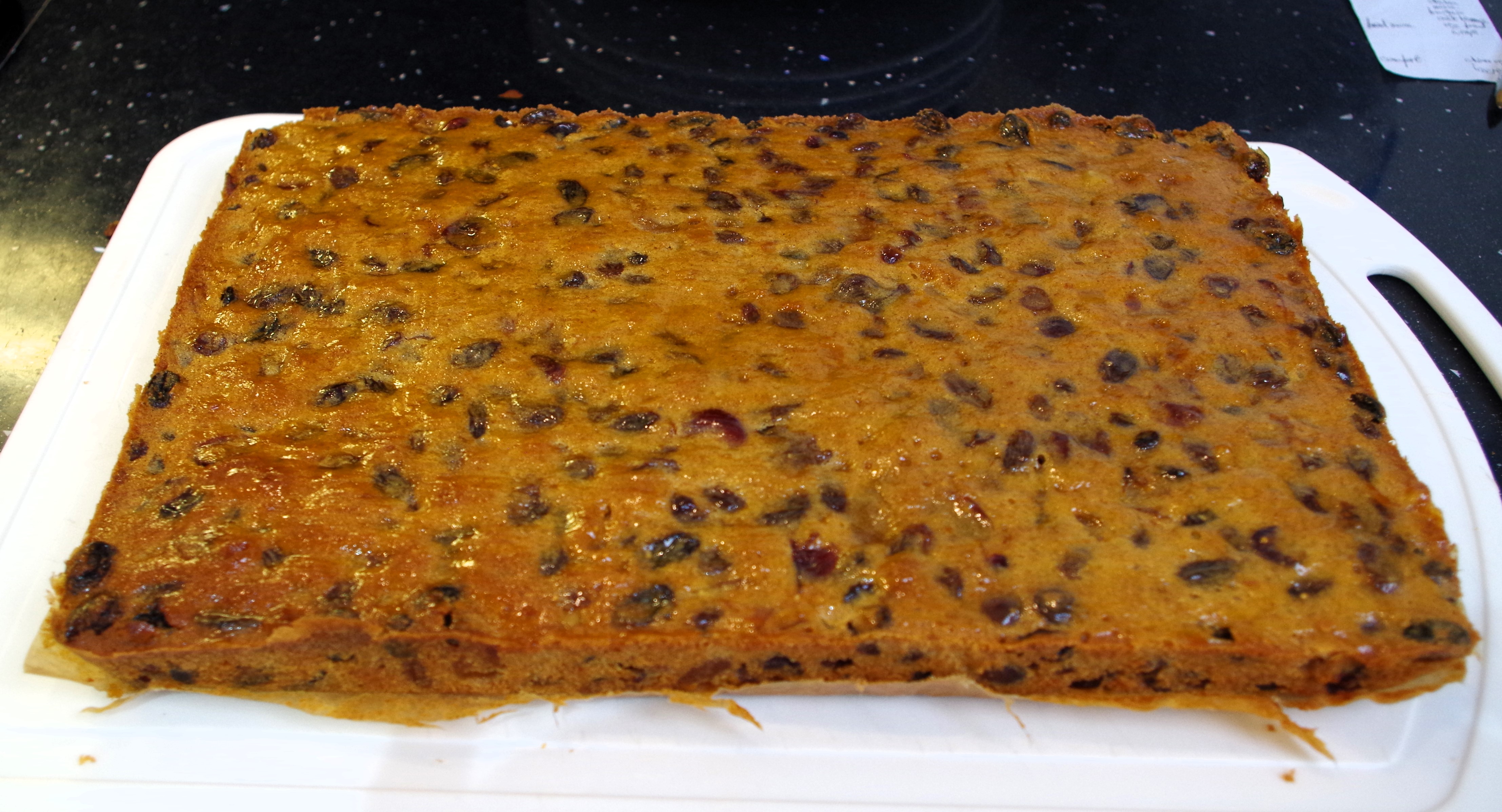 Orange Fruit Cake Tray Bake Retired Bloke On Food N Stuff